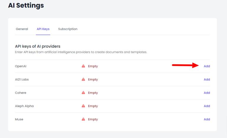Setting Up OpenAI API Key AI Content Labs Docs
